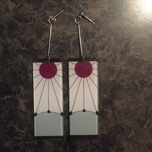 Jewelry | Anime Demon Slayer Hanafuda Earrings | Poshmark